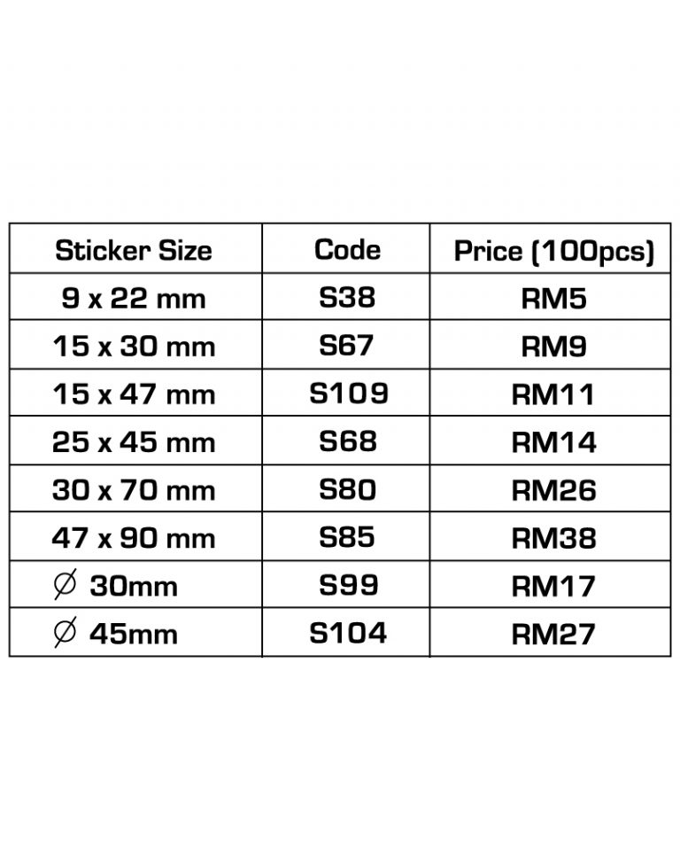 TRANSPARENT STICKER - KS Stamp