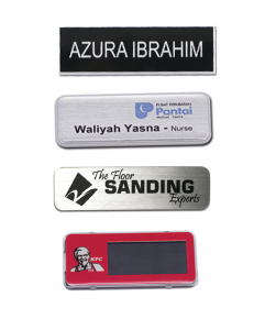 Name Tag / Metal Name Tag / Acrylic Name Tag - KS Stamp